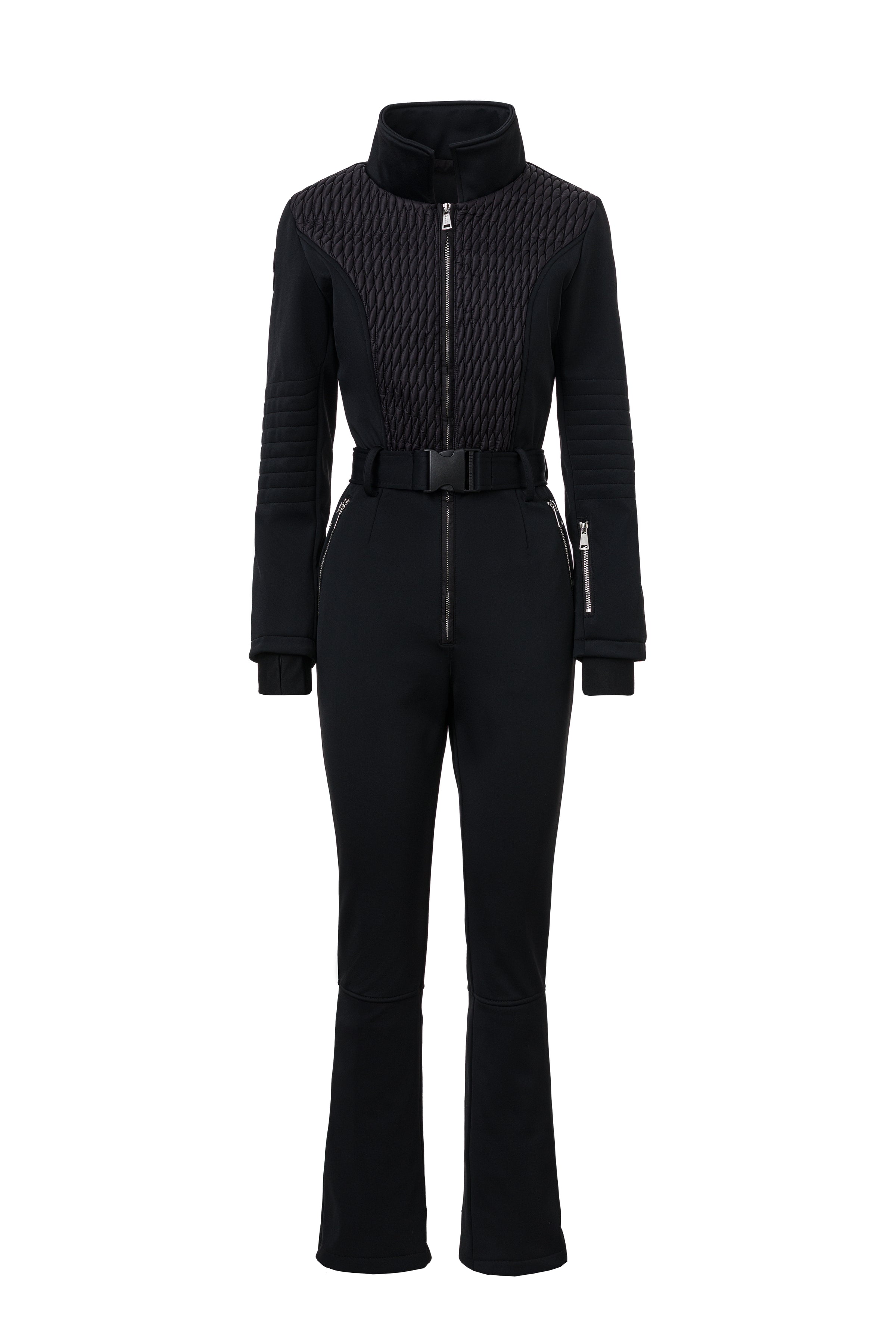 Jorena Bogas Black Casual Ski Jumpsuit